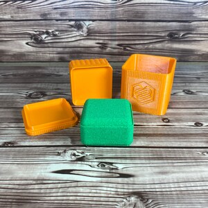 Rounded Edge Square Mold Press 1.5" 2.25" 2.5" 3" 3.5" Three Piece ...