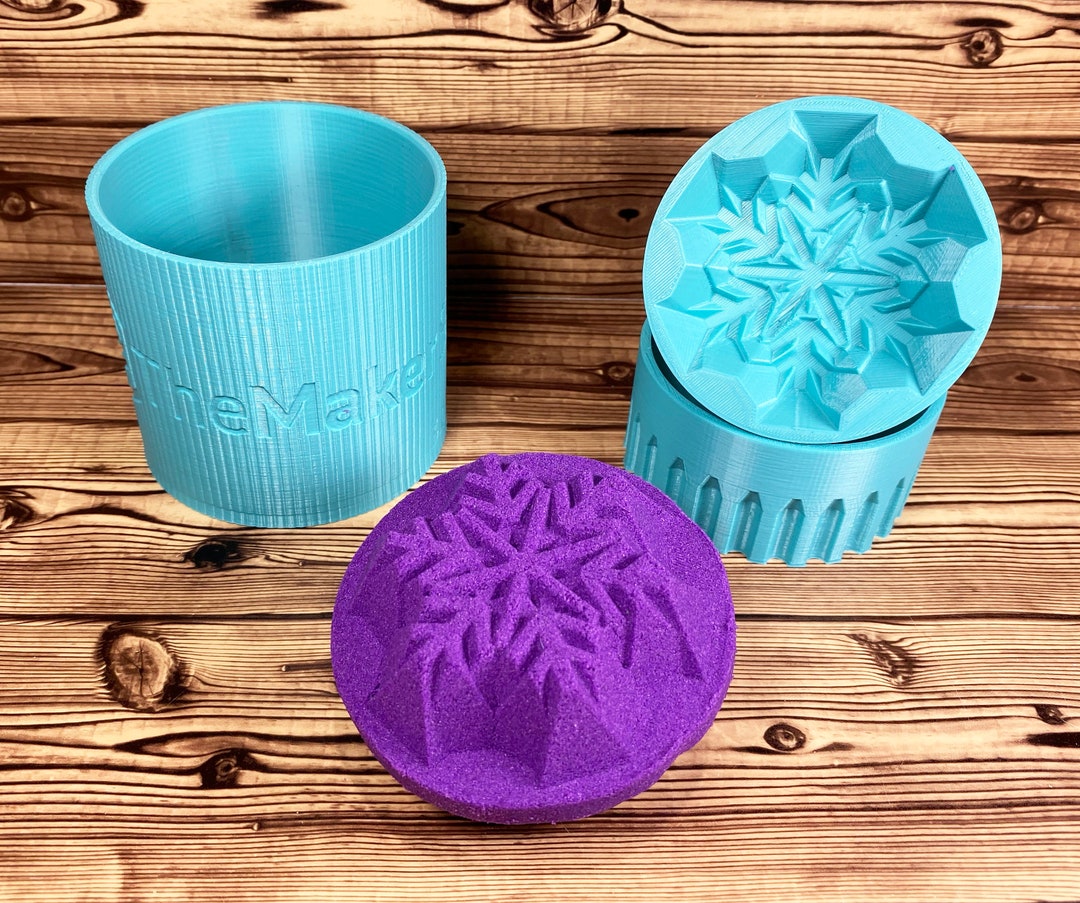 Snowflake Bath Bomb Mold Press - Etsy