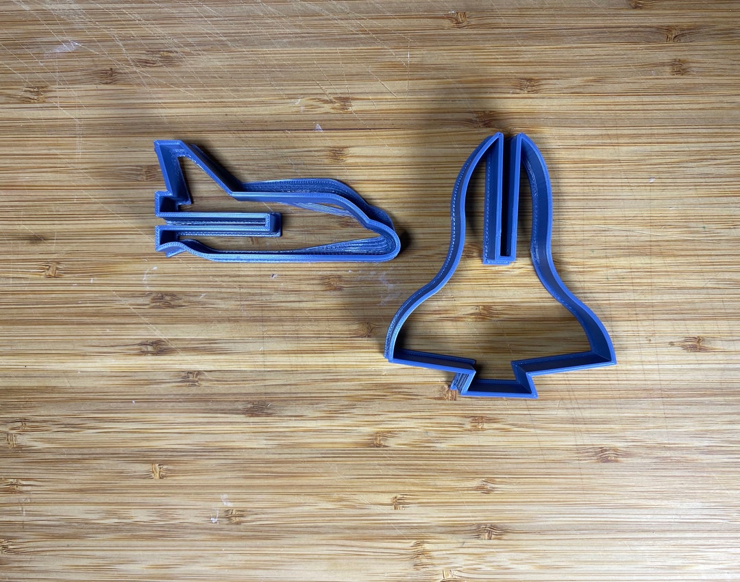 Space Shuttle Custom 3D Printed Cookie Cutter Stamp Fondant Doh Dough ...