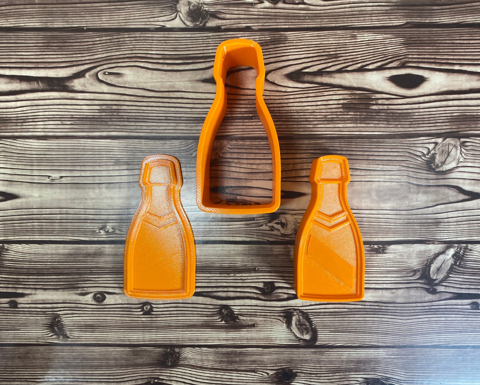 Champagne Bottle Bath Bomb Mold Press 2.5" 3" 3.5" 4" 5" Three Piece ...