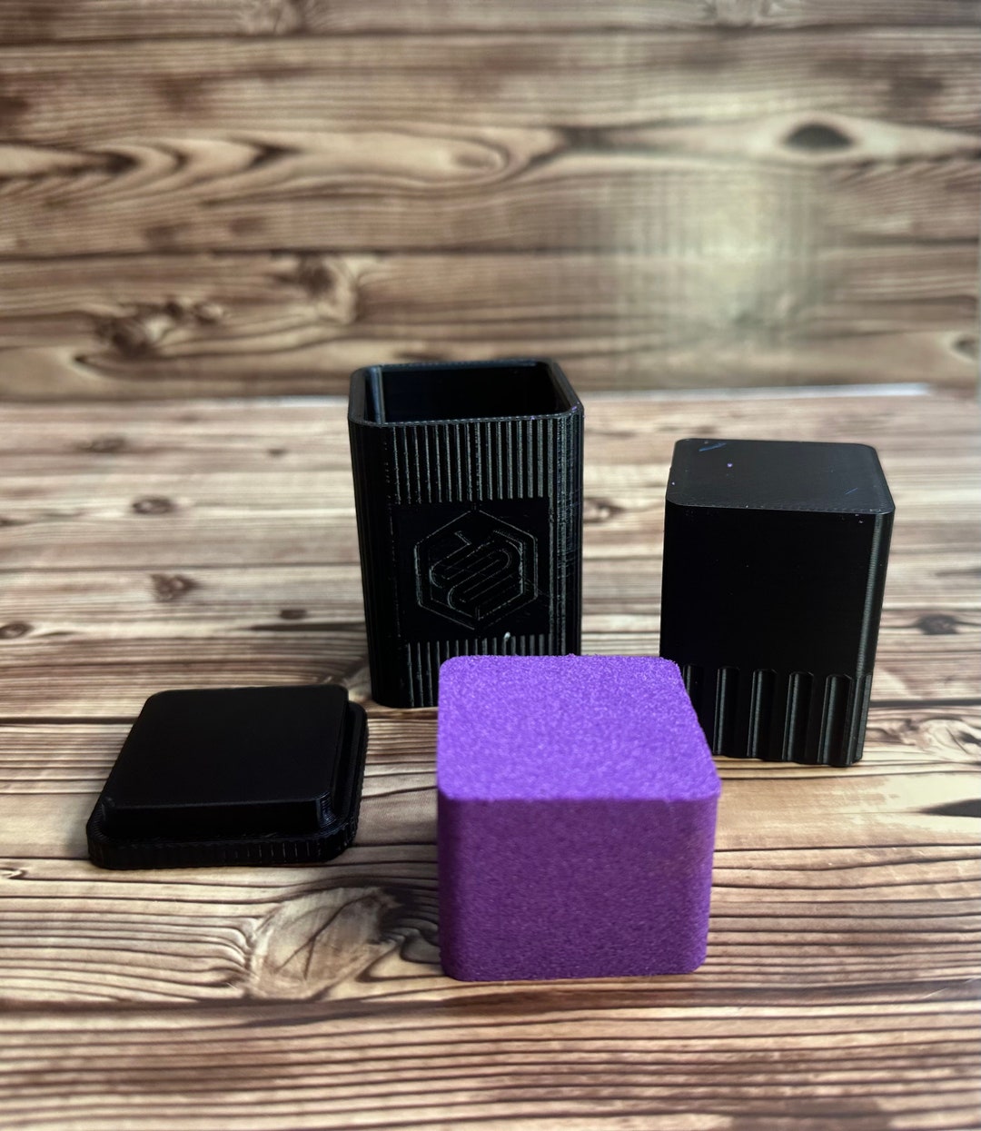 Flat Rounded Edge Square Mold Press 1.5" 2.25" 2.5" 3" 3.5" Three Piece ...