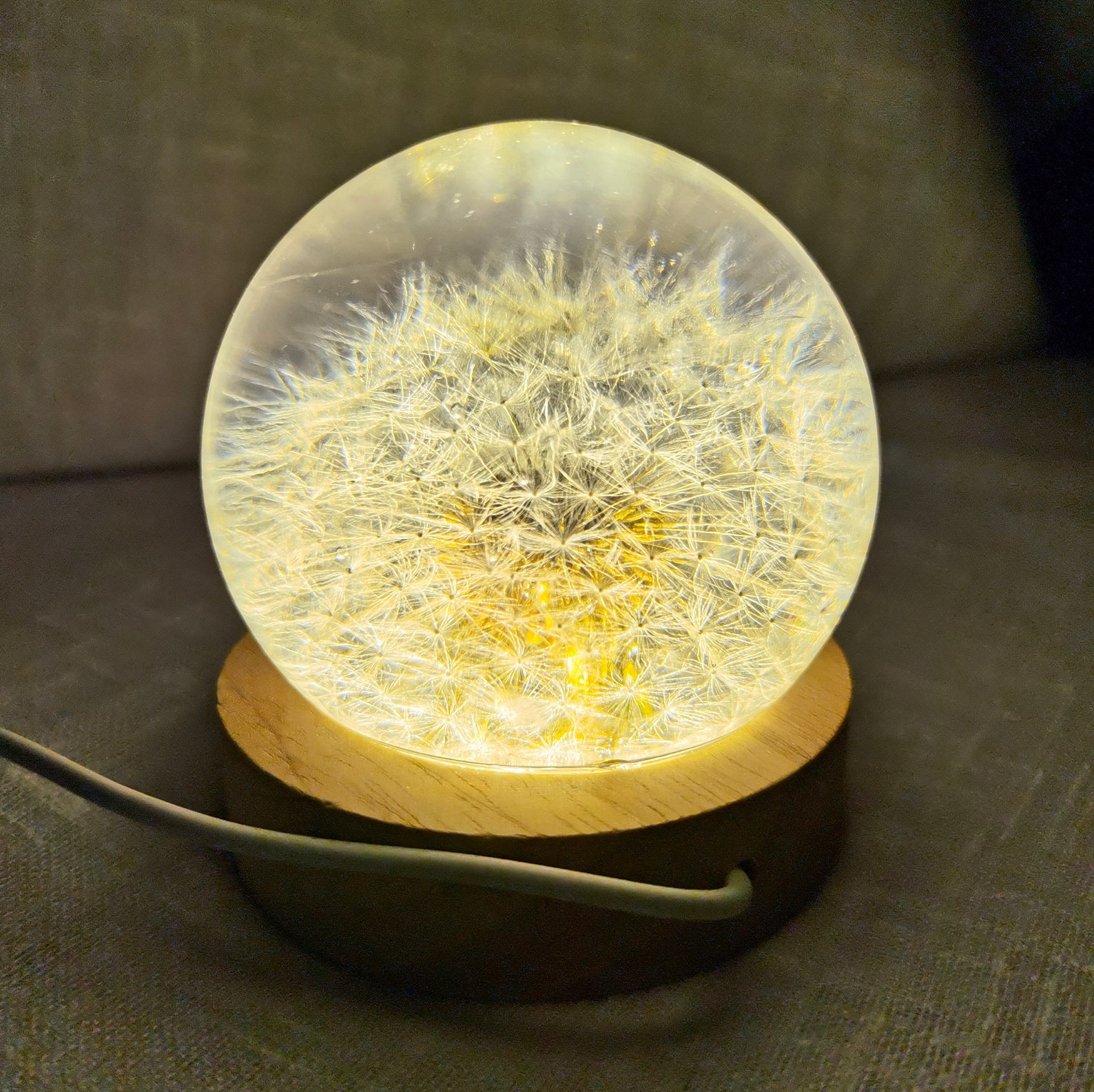 Dandelion Lamp - Etsy