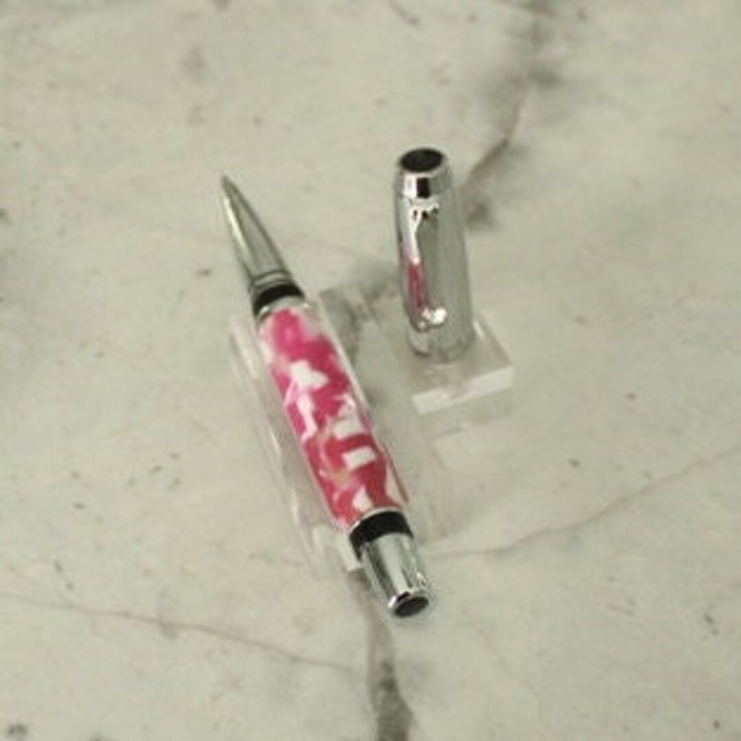 Arete - Rollerball Pen - Pinky With Post-able Screw Top and Crystal ...