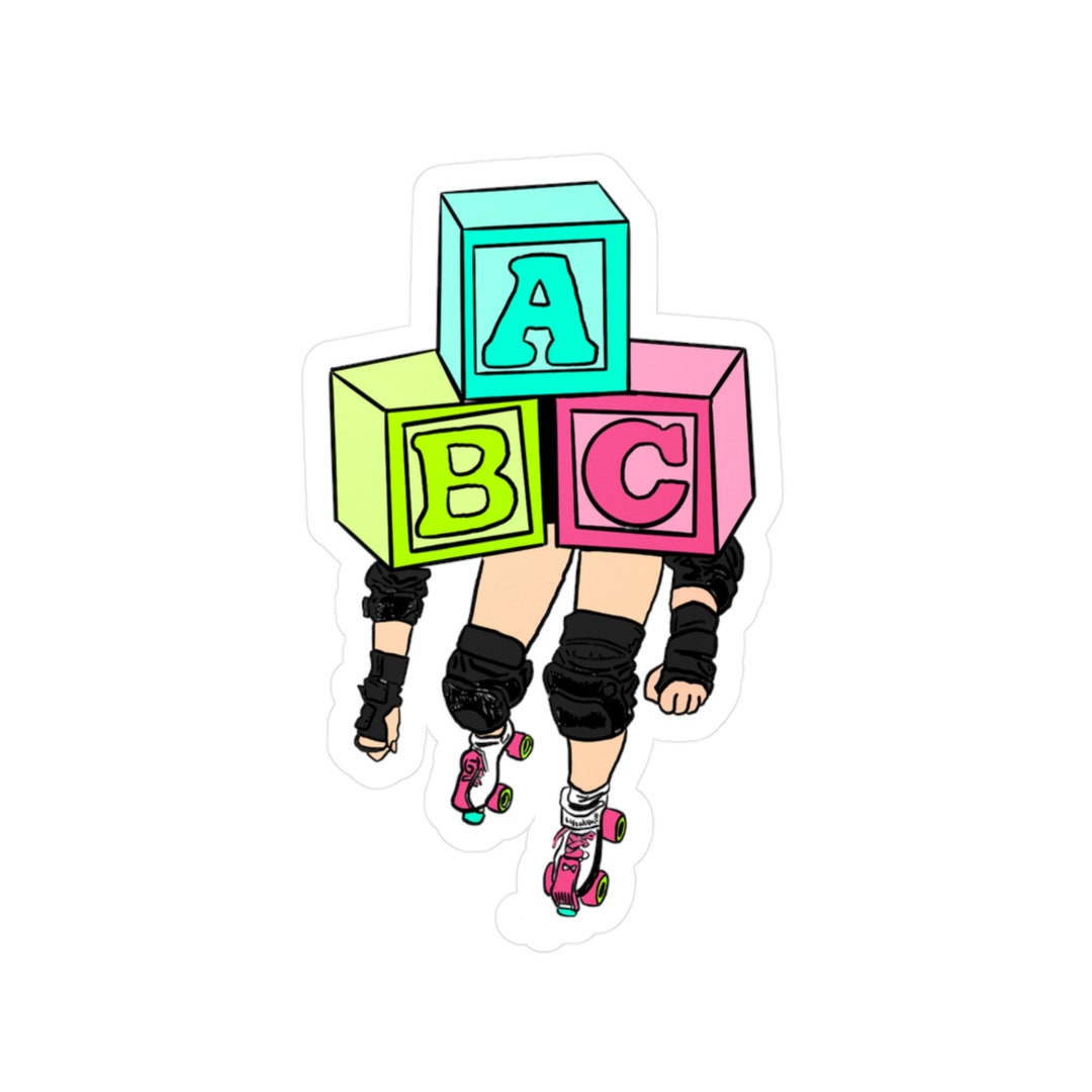 Blocker- Roller Derby Kiss-cut Vinyl Decal - Etsy