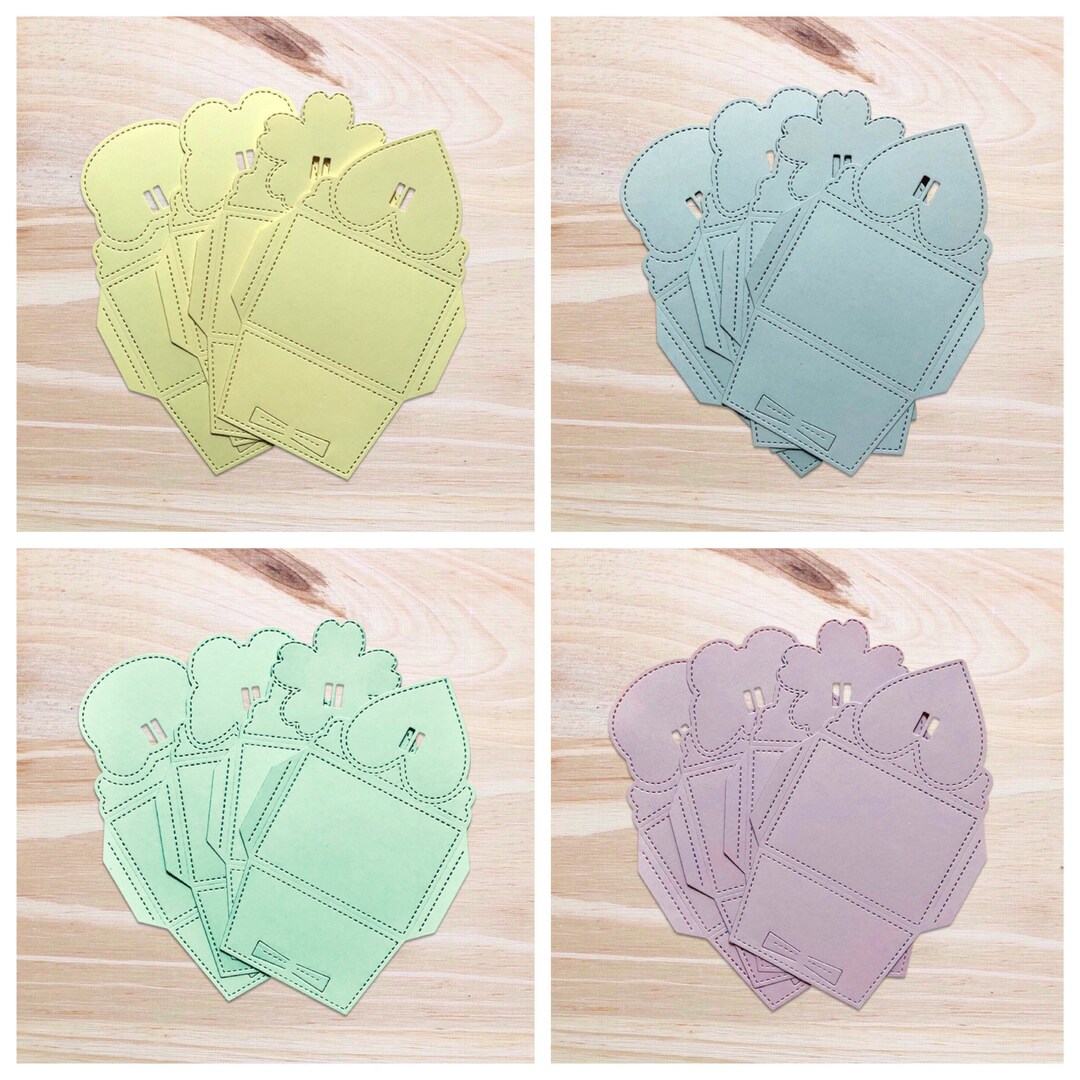 Envelope Die Cuts Foldable Envelopes Small Envelopes Junk Journal ...