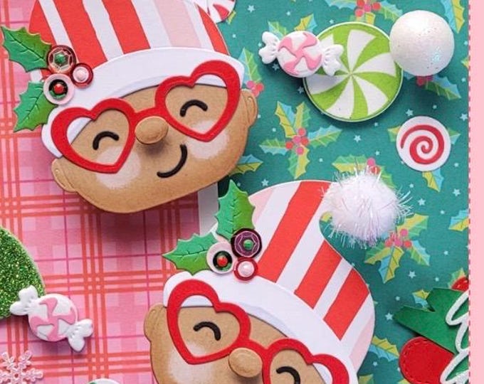 Metal Die Cut Destash: Elf Mini Album, Christmas Elf & Christmas Cheer ...