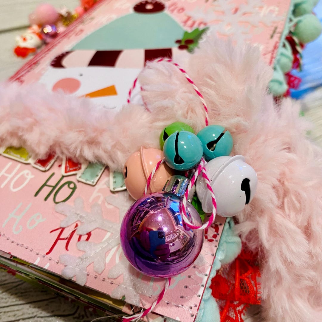 Christmas Junk Journal * Handmade Santa Diary * Interactive Scrapbook ...
