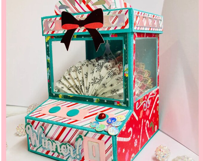Metal Die Cut Destash: Claw Machine From Scrap Diva Dies - Etsy