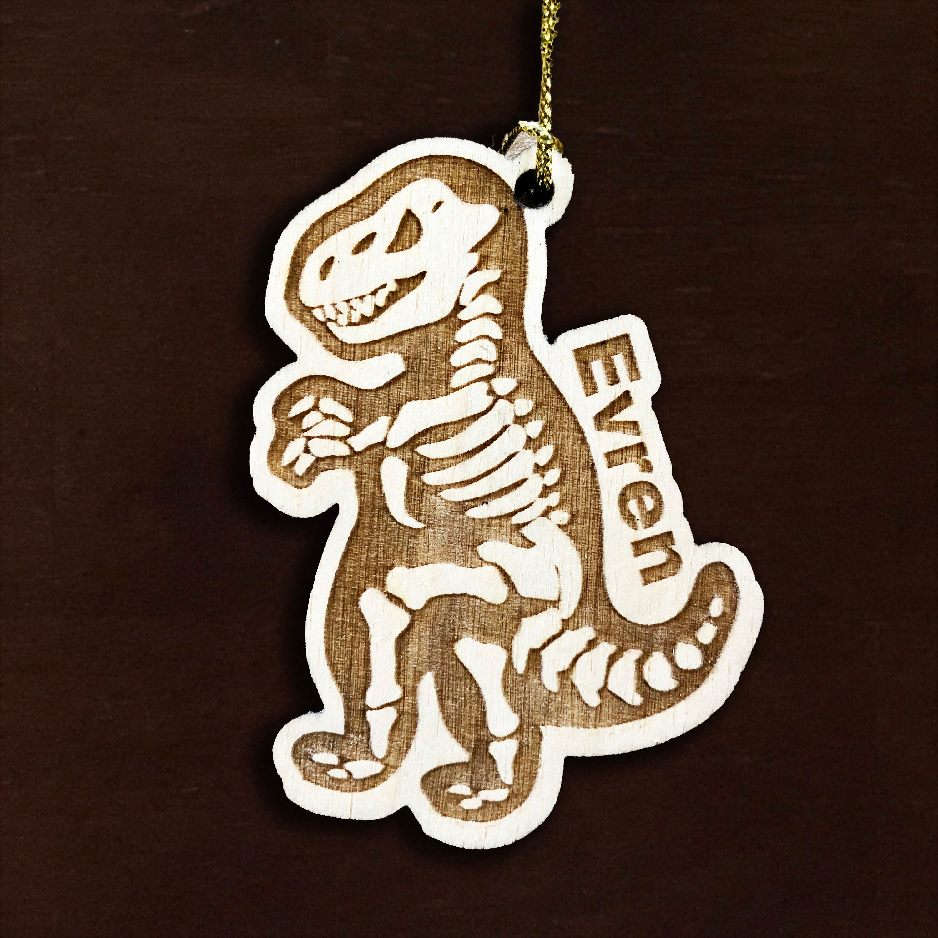 T-rex Ornament Trex Bag Tag Custom Dino Keychain | Etsy