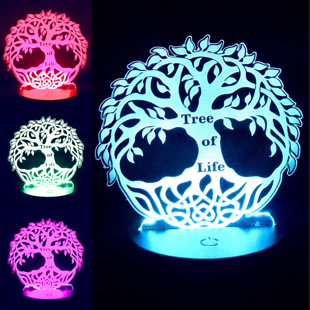 Tree of Life LED Lamp, Night Lamp, Color Changing Night Lamp for Any ...