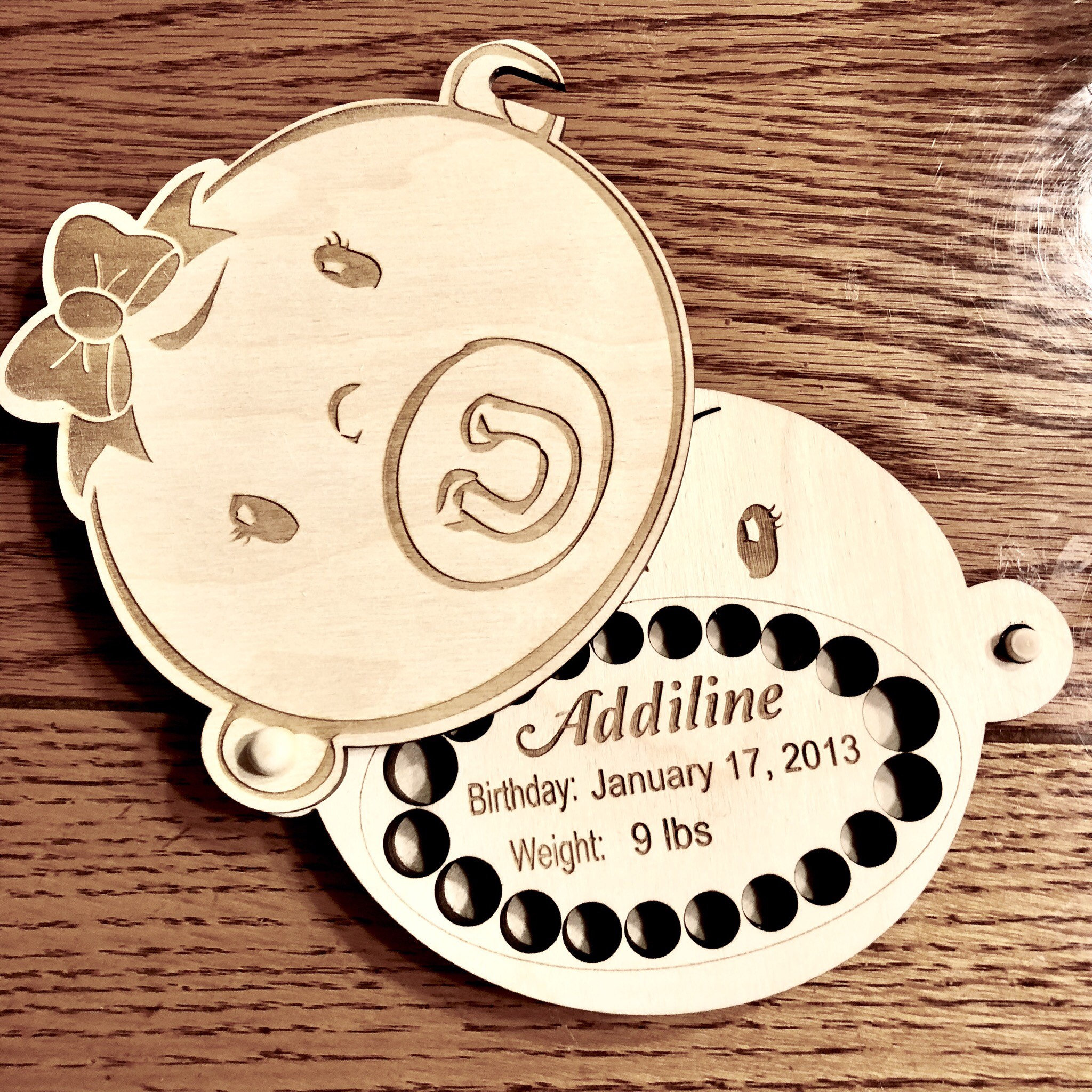 Baby Tooth Collection Box & First Haircut Keepsake - Etsy