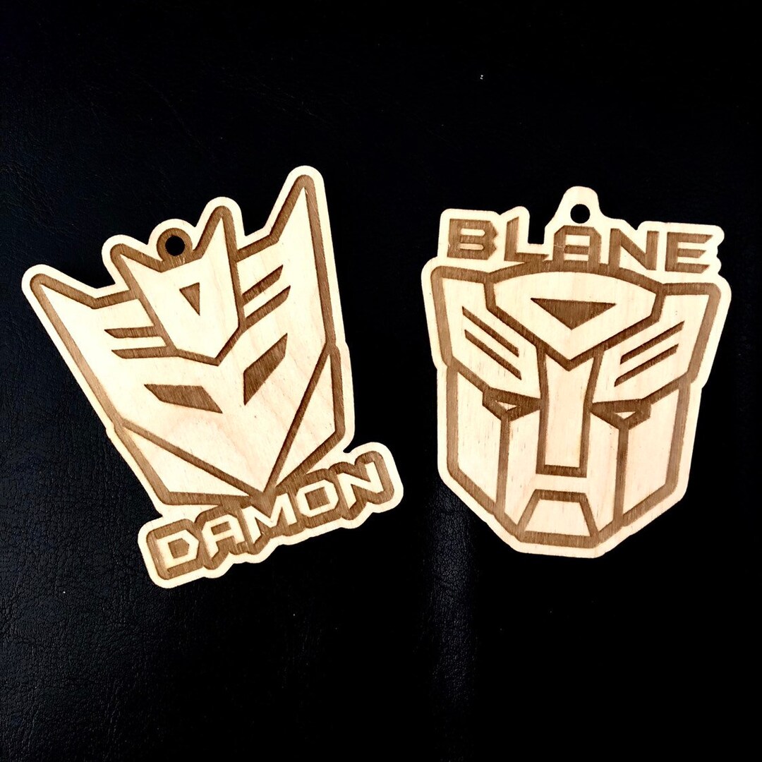 Transformers ID Tag, Double up as Personalized Ornaments or Keychain ...