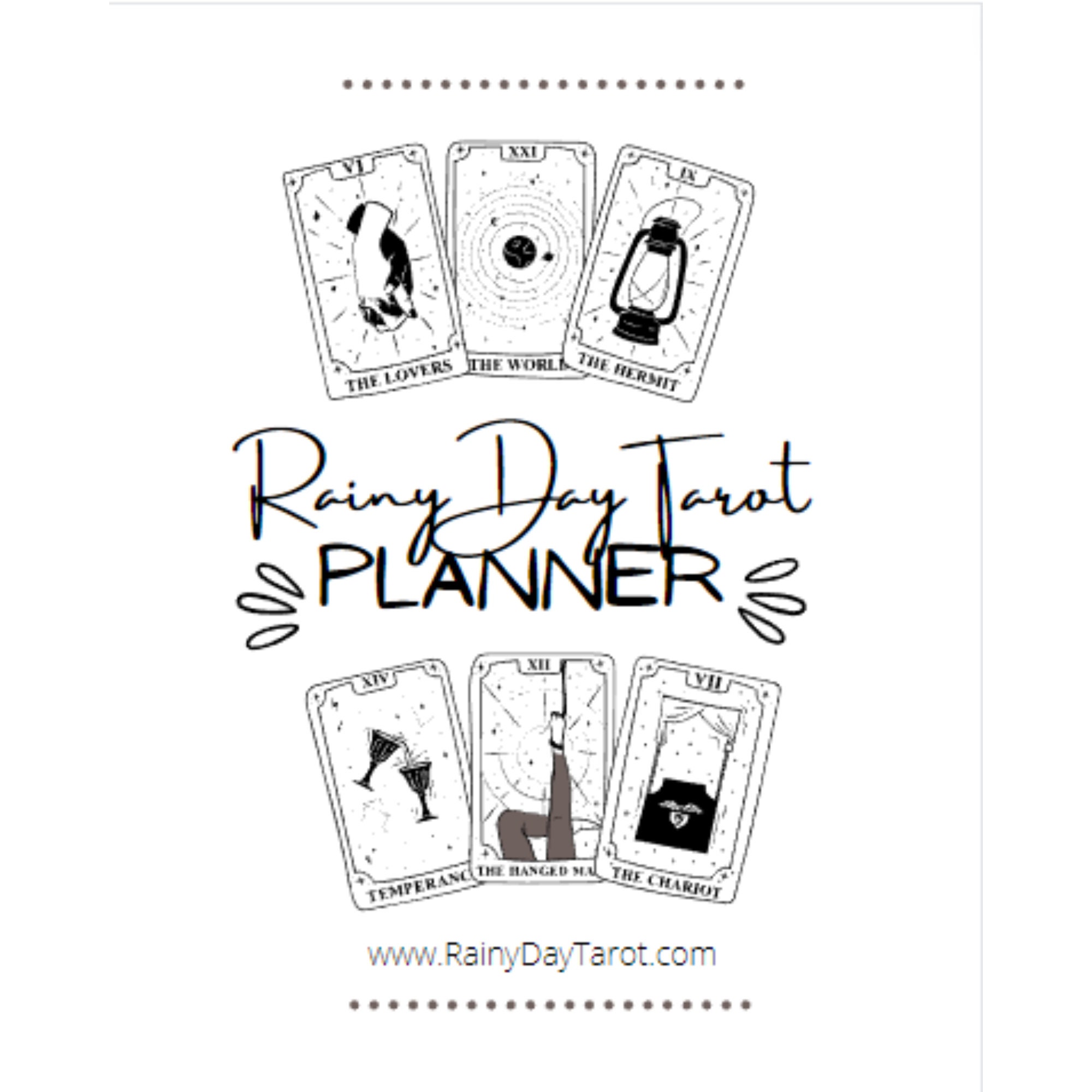 Printable Daily Tarot Planner - Etsy