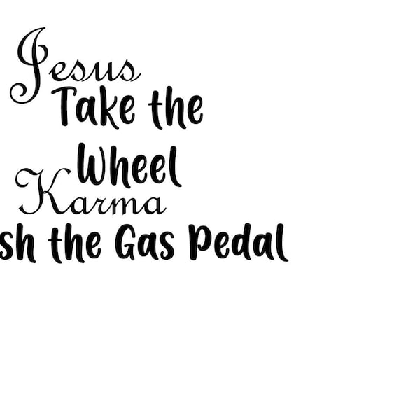 Jesus Take the Wheel Svg - Etsy