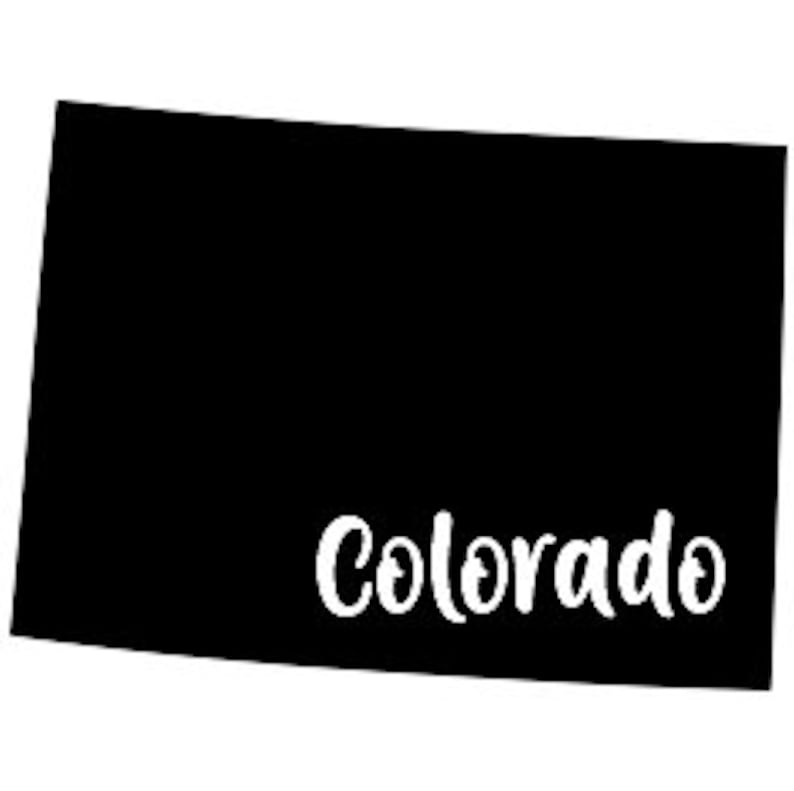 Colorado State Silhouette, SVG, JPEG, PNG, Cricut Cut File, Colorado ...