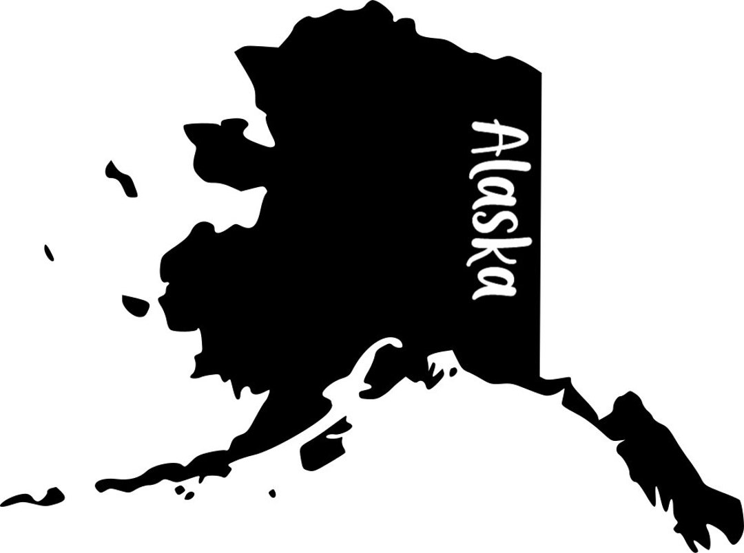 State of Alaska SVG, JPEG, PNG, Cricut Cut File, Alaska Silhouette Cut ...