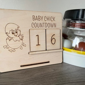Baby Chick Countdown Incubator How Many Days Chicken Hatch Countdown ...