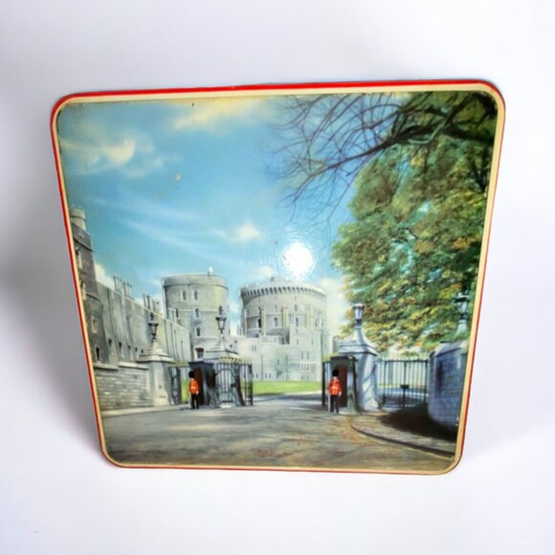 Rare Vintage Huntley Palmer Biscuits Tin Box Windsor Castle England ...