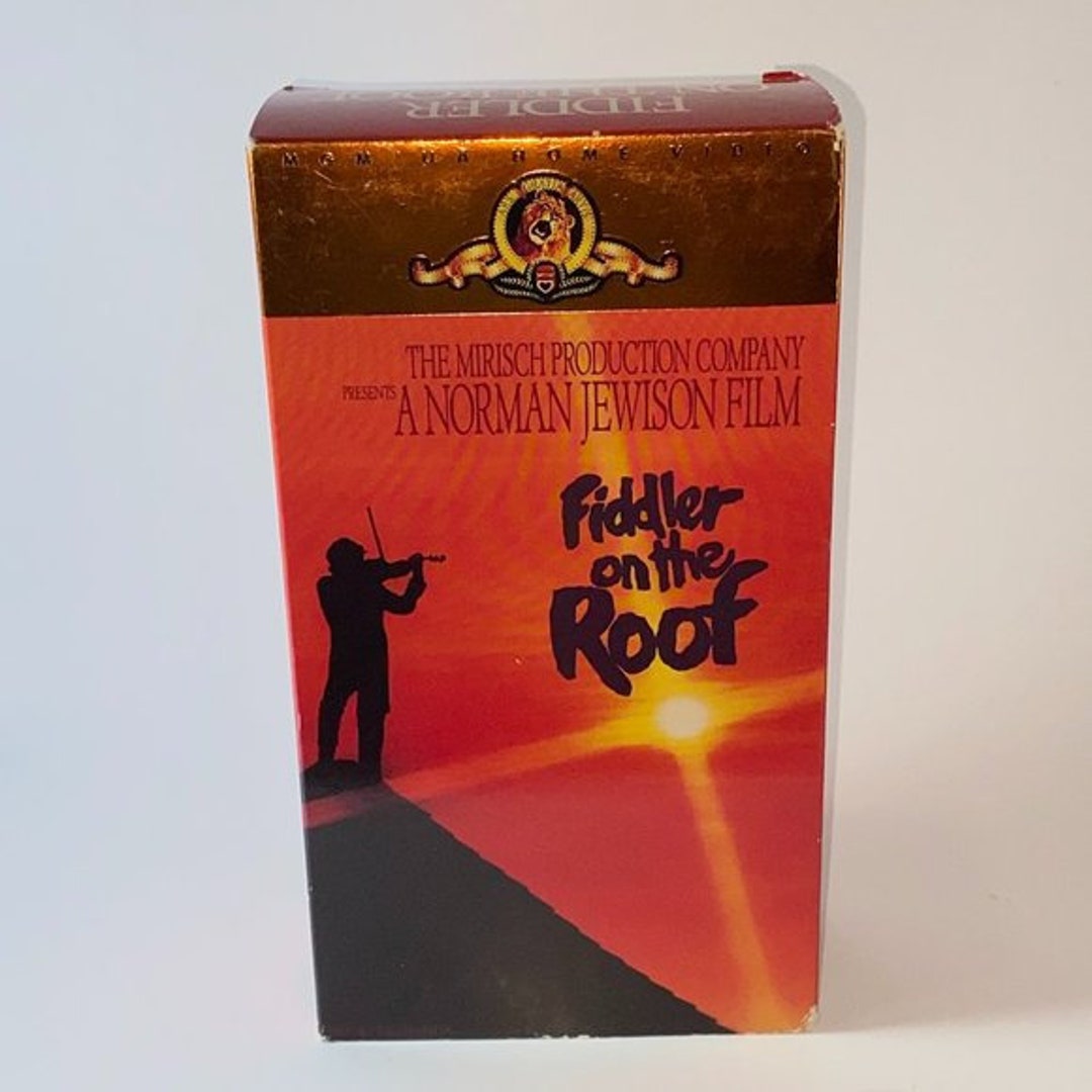 Vintage MGM VHS Tapes Fiddler on the Roof 1971 Version Musical Movie ...