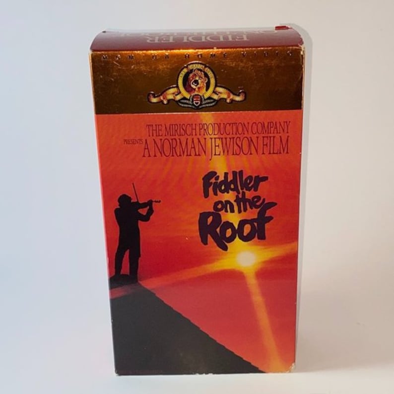 Vintage MGM VHS Tapes Fiddler on the Roof 1971 Version Musical - Etsy