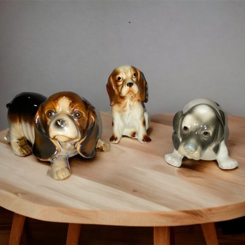 Kitsch Dog Figurine - Etsy