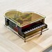 Vintage Jokiwa Grand Piano Music Box JAPAN 1980s Plays It's a Small ...