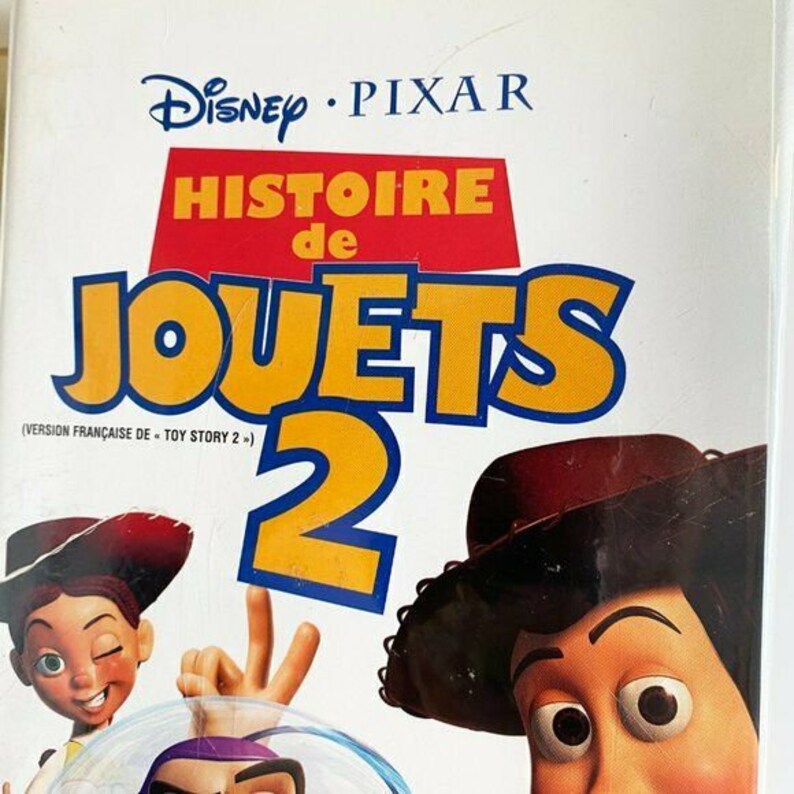 2 Vintage French VHS Disney Movies Histoire De Jouets 1 & 2 - French ...