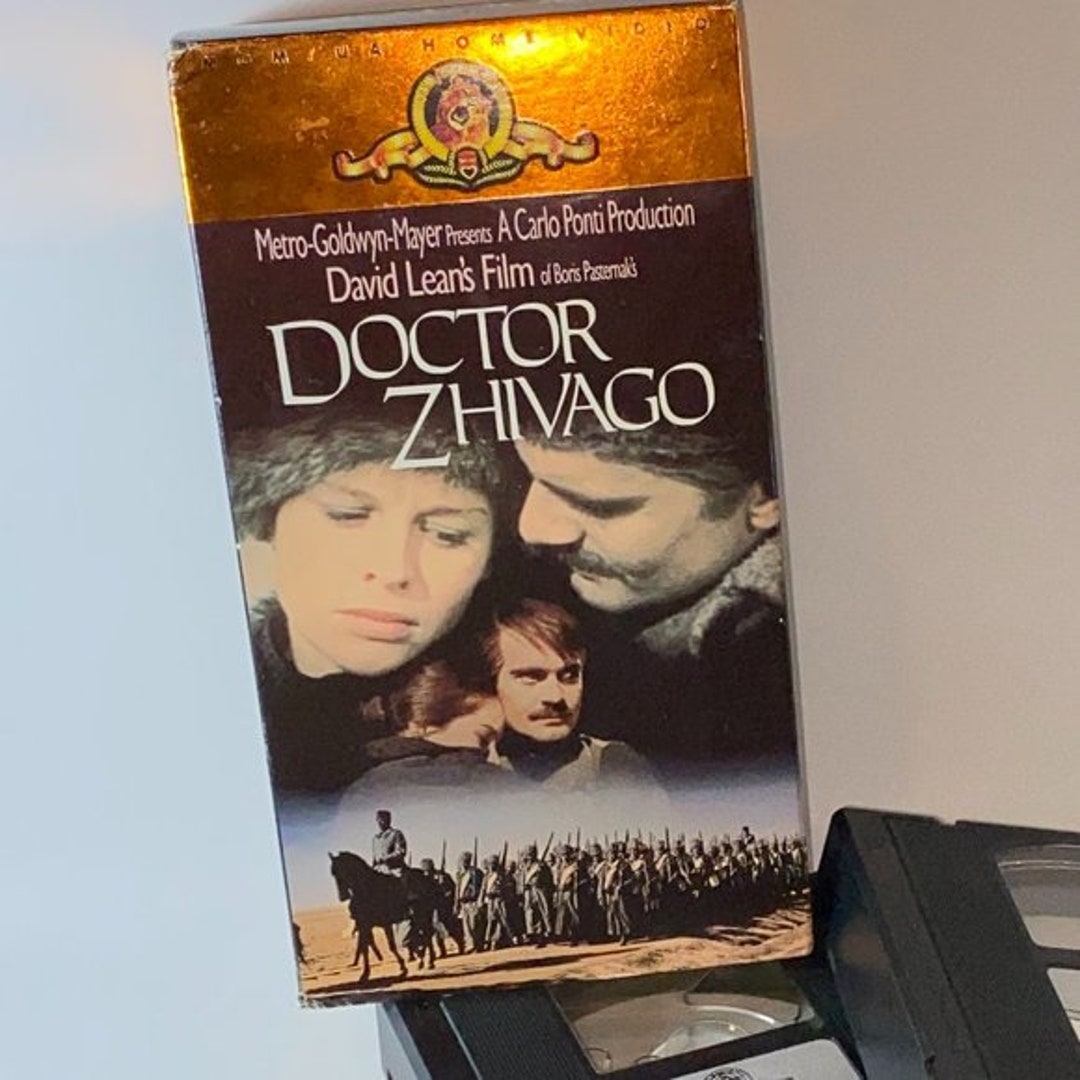 Vintage MGM VHS Doctor Zhivago Movie Video Collectible 1965 Version ...