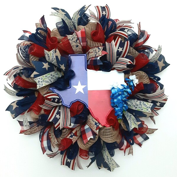 Texas Wreath - Etsy