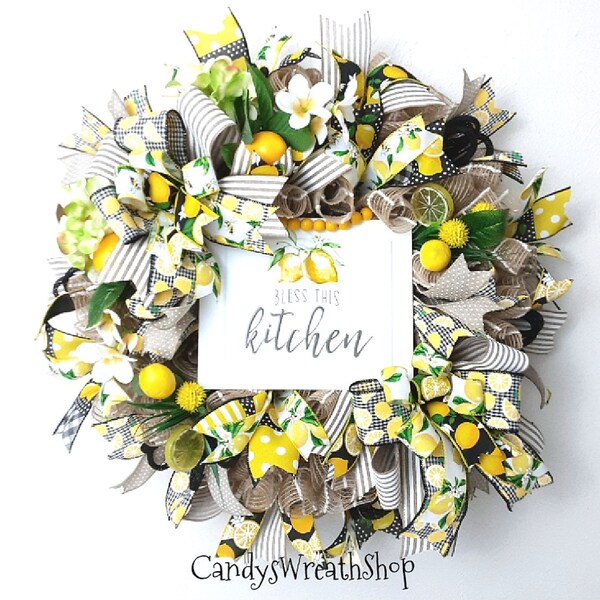 Kitchen Wreath - Etsy