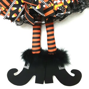 Candy Corn Witch Hat, Witch Hat Wreath, Witch Hat, Halloween Wreath ...