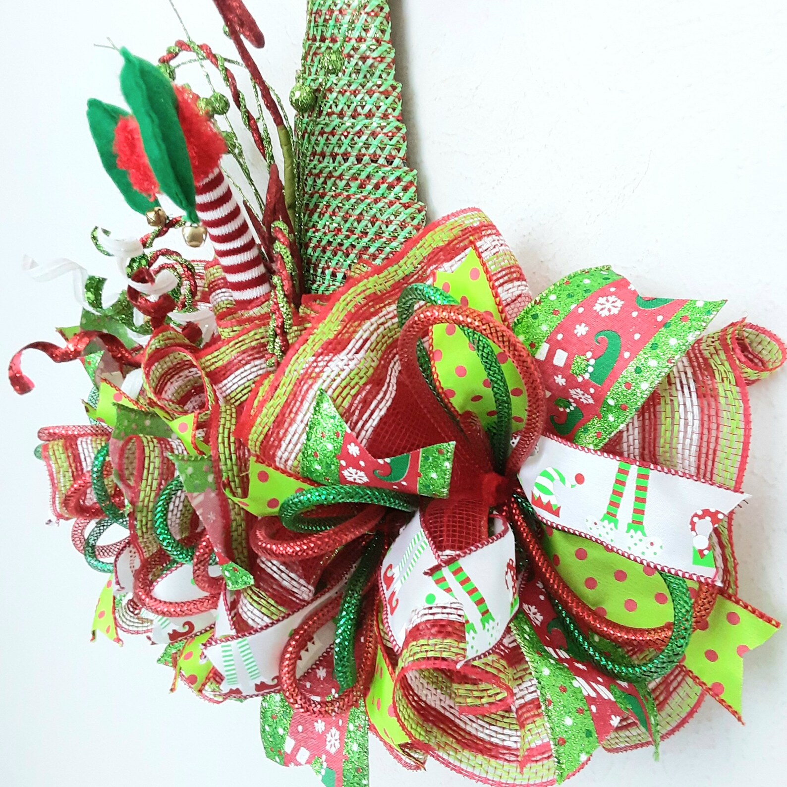 Christmas Elf Hat Elf Door Hanger Elf Decor Christmas Wall - Etsy