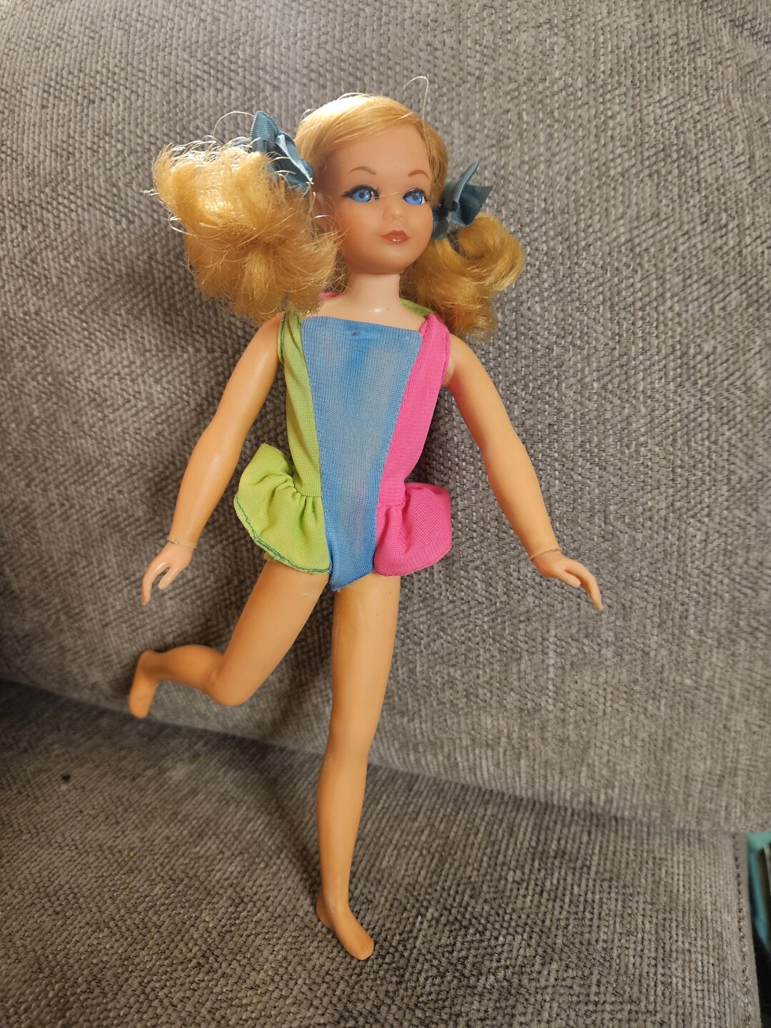 Vintage 1970 Barbie Dramatic Living Skipper in Original Swim Suit ...