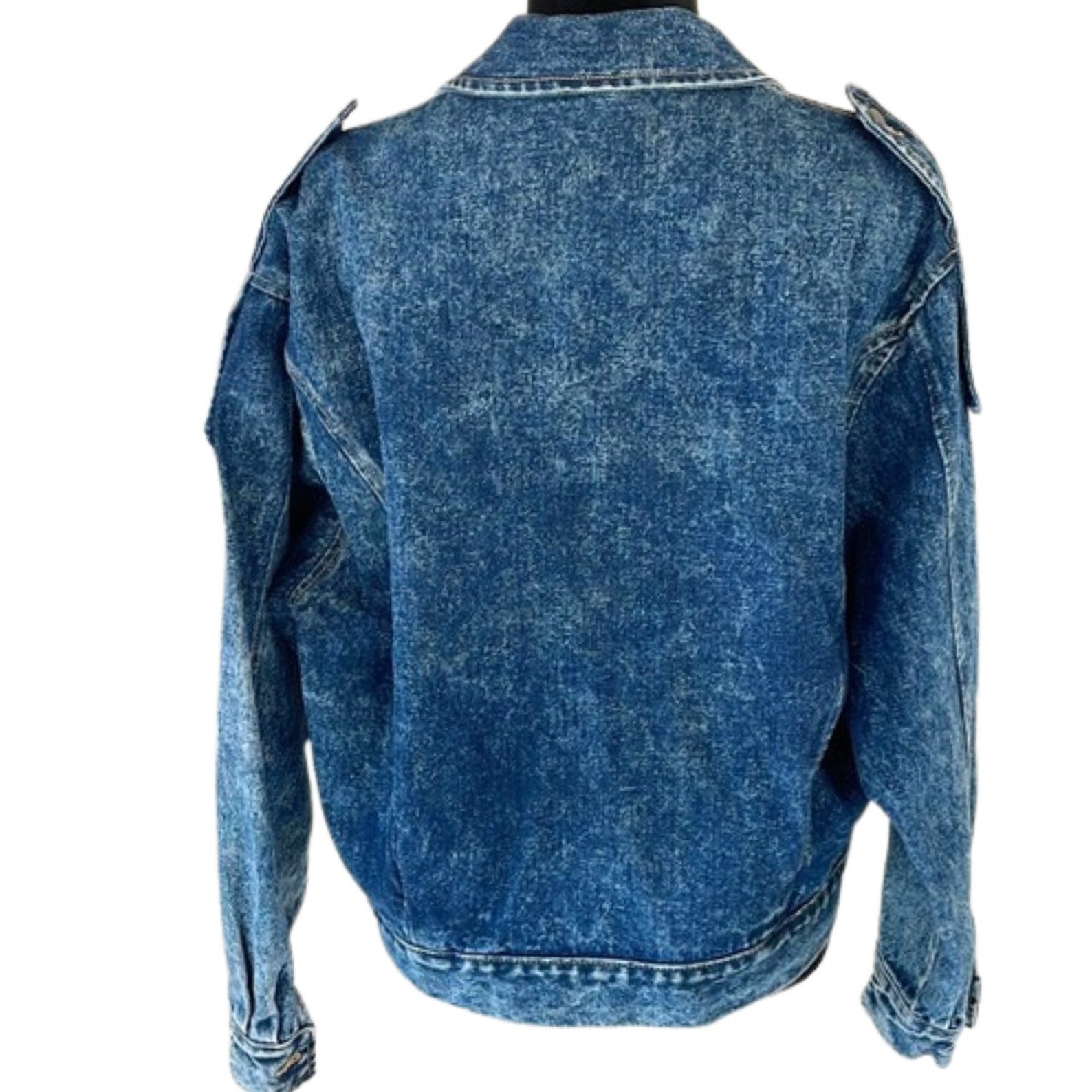 Georges Marciano for Guess 1980s Denim Bomber Varsity Jacket - Etsy
