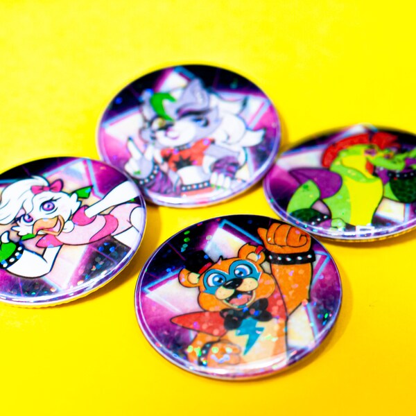 Five Nights at Freddys Buttons - Etsy