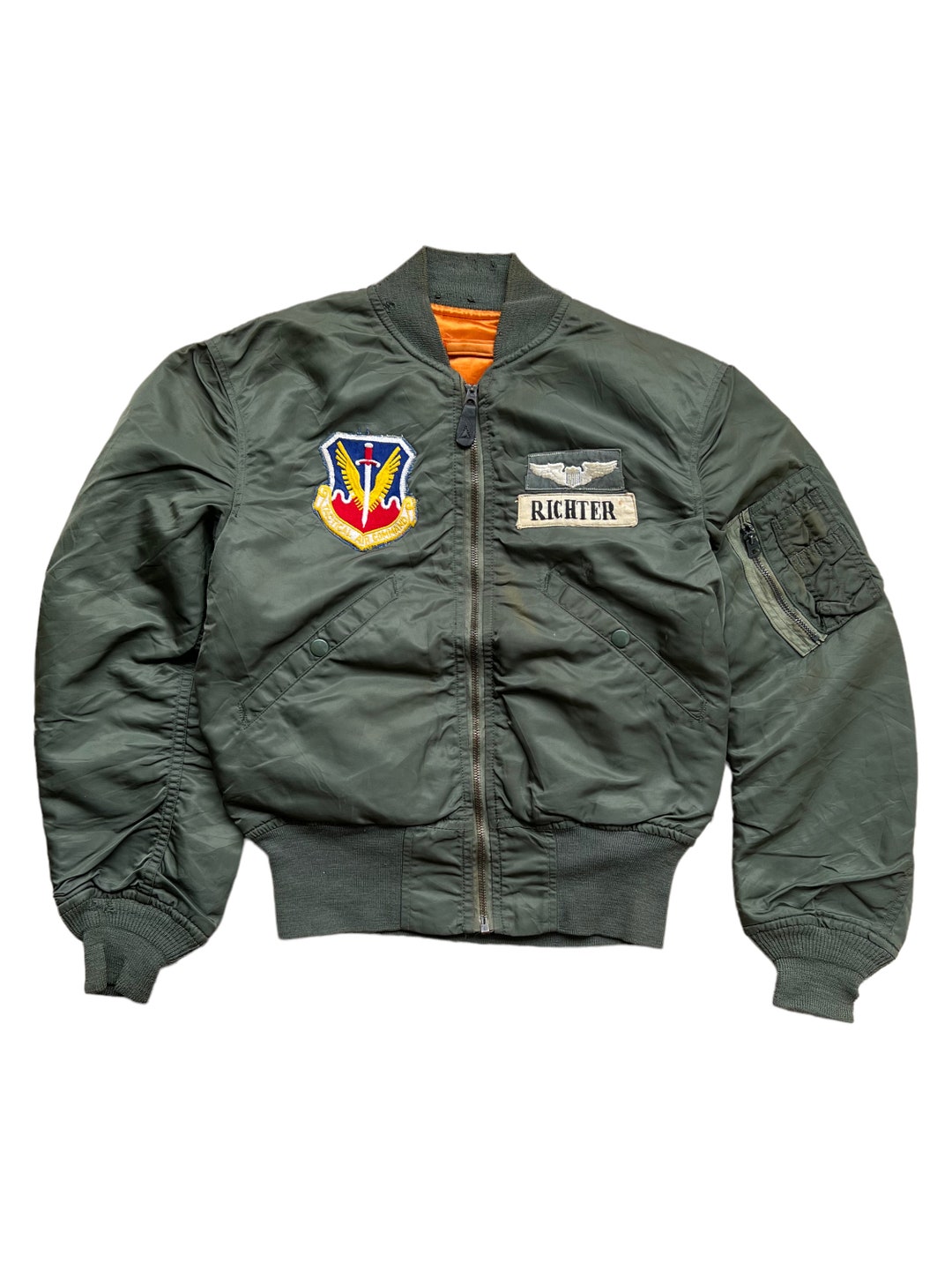 Very Rare Vintage Jacket Flight Bomber L2B Alpha Industries - Etsy