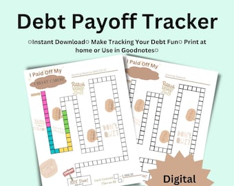 Debt Payoff Tracker Jar Printable | Debt Payoff Tracker Coloring Sheets ...