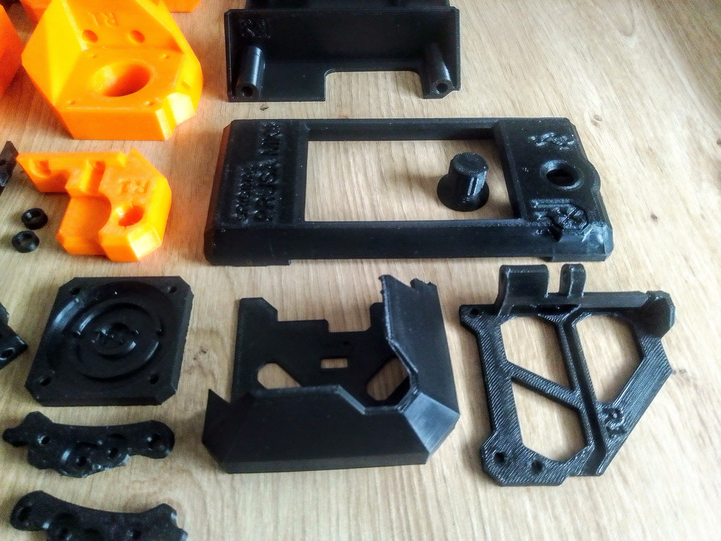 Prusa MK4 3D Printer Parts Kit ABS Black or Black/orange - Etsy