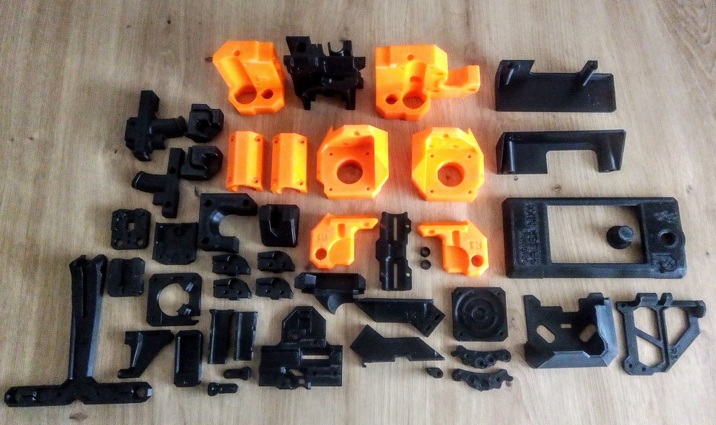 Prusa MK4 3D Printer Parts Kit ABS Black or Black/orange - Etsy