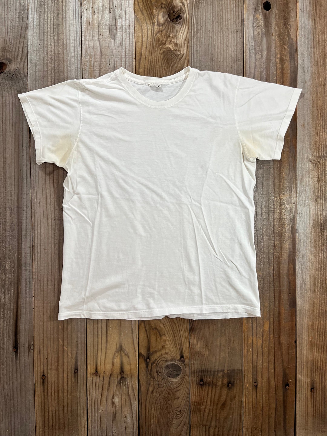 1990's Calvin Klein Blank White Shirt M - Etsy