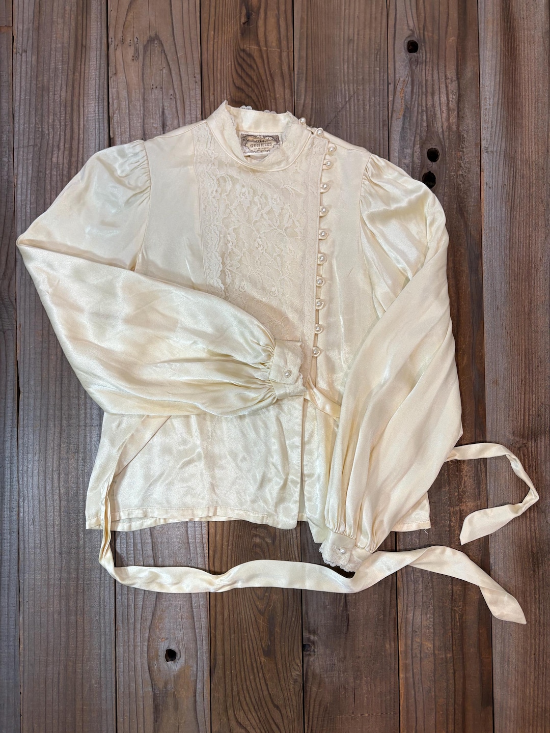 Vintage Jessica's Gunnies Victorian Western Style Lace Top - Etsy