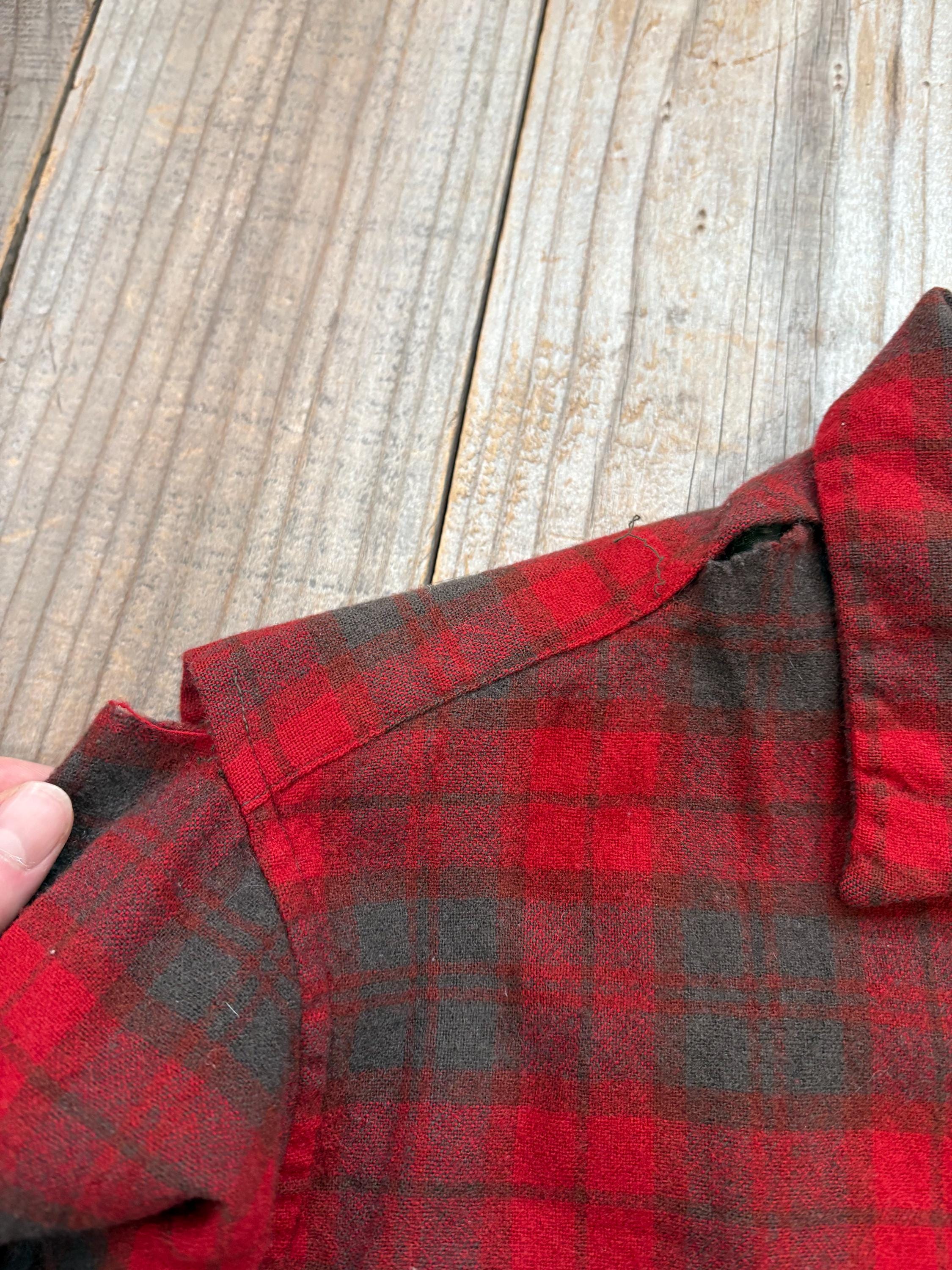 Vintage Red Pendleton Loop Collar Board Shirt No Tag - Etsy