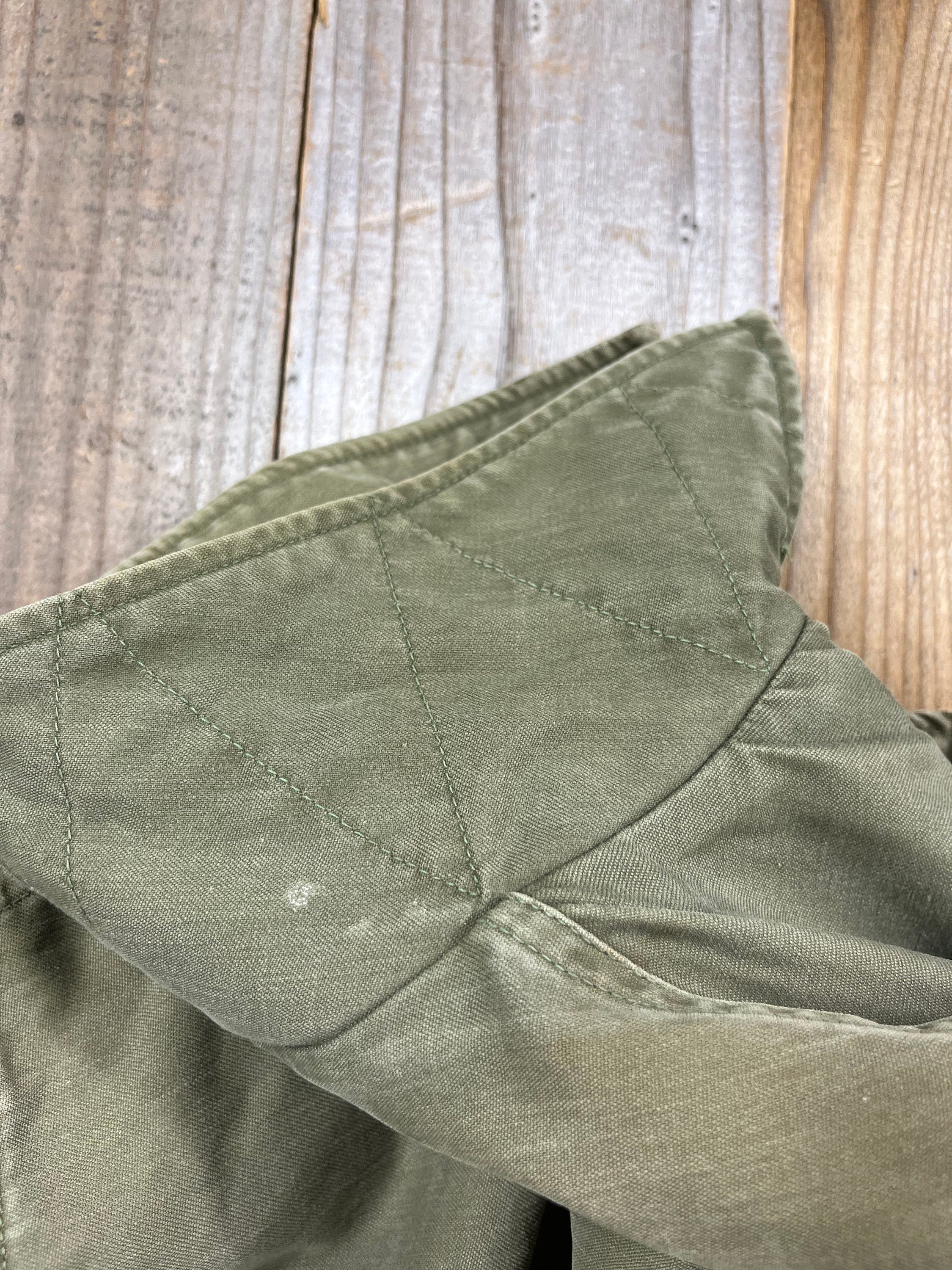 1960's US Military A-2 Deck Jacket Olive Green First Pattern Jungle ...