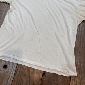 Vintage Thrashed No Tag Blank White Shirt S - Etsy