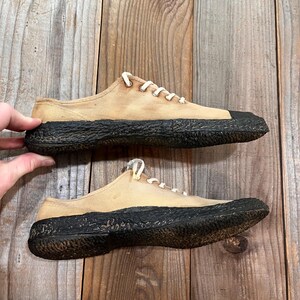 Vintage 30's 40's Hood Rubber Company Early Vulcanized Canvas Sneakers ...