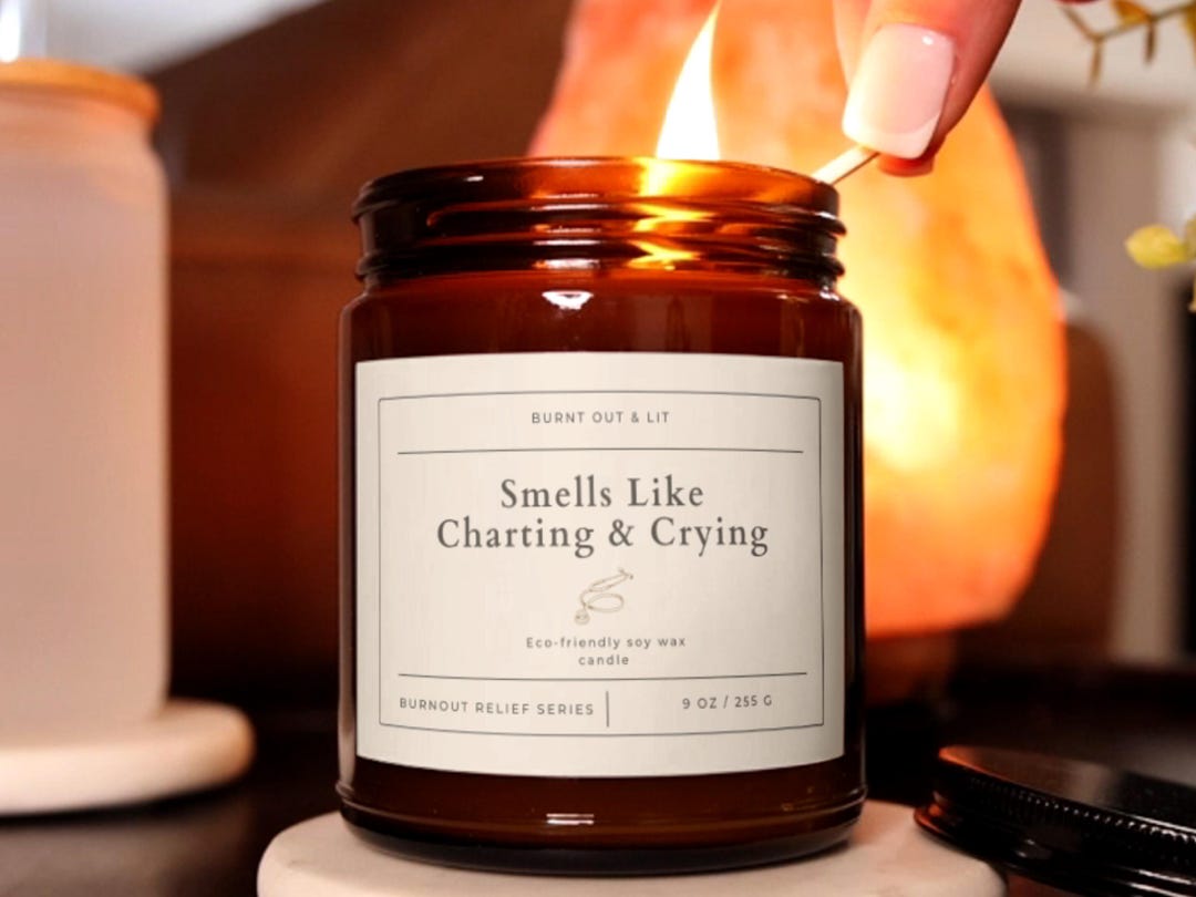 Smells Like Charting & Crying, Gift for Doctor, Gift for Nurses ...