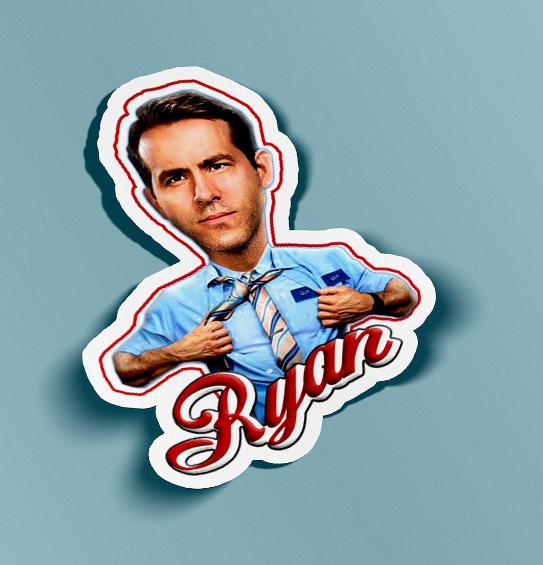 Ryan Reynolds Sticker2 BOGO Buy One Get One Free of the SAME Sticker - Etsy