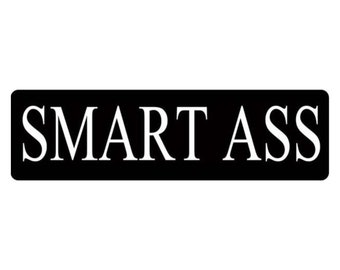 Smart Ass Stickers - Etsy