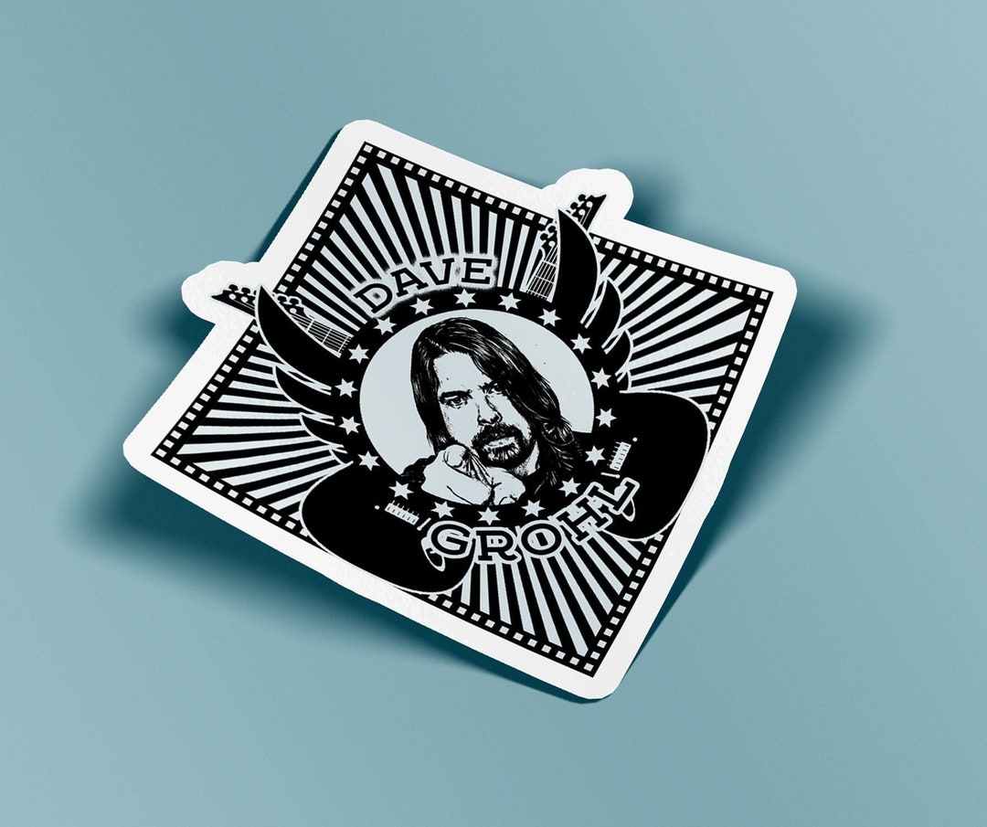 Dave Grohl Sticker BOGO Buy One Get One Free of the SAME Sticker - Etsy