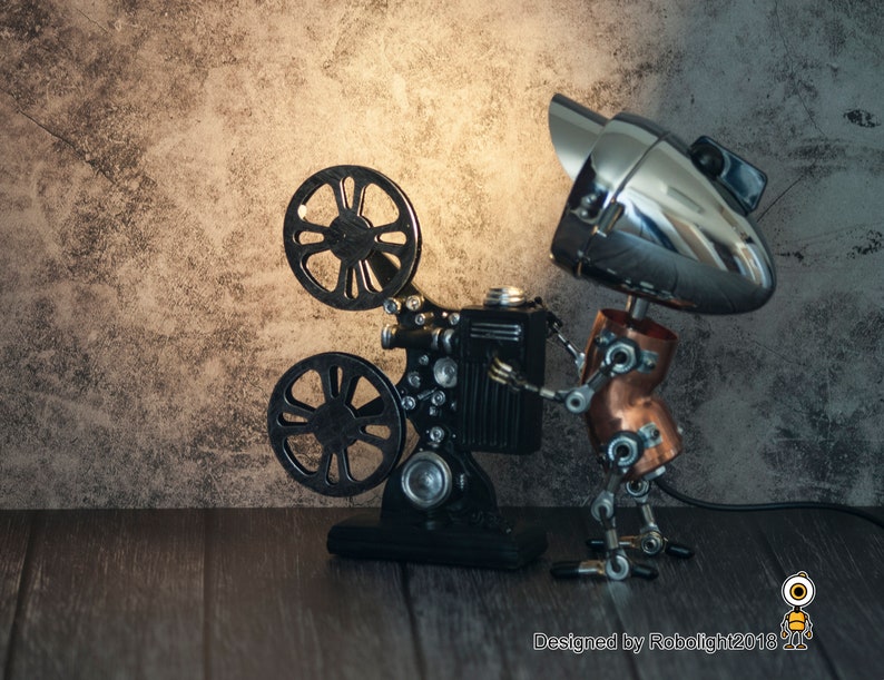 3 Color LED Table Lamp Cinema Paradiso | Etsy